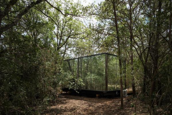 Lakeside ÖÖD Mirror Cabin #2- Austin Nature Stay - Bastrop, TX