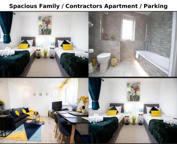 Spacious Contactor Family Apartment - Swindon