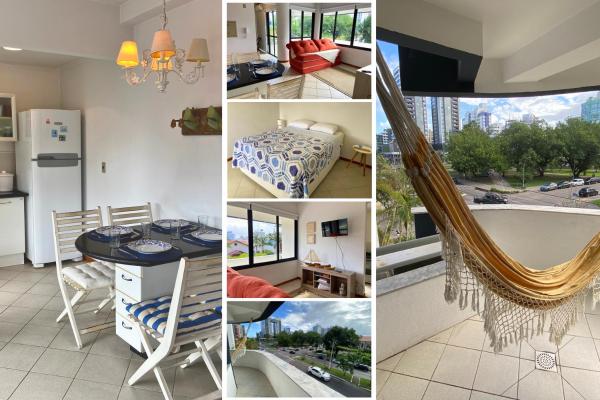 Apto Centro De Torres - Menos De 400mts Da Praia Grande - Varanda Com Rede - Ar Condicionado - Wifi - Smart Tv - Vaga De Garagem - Ao Lado Do Vesta Shopping - Torres
