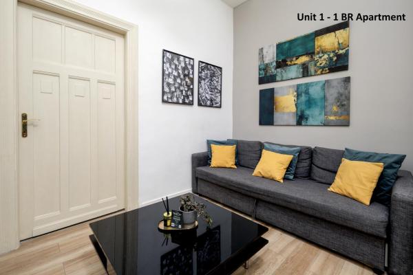 Kazincy Suites - 1br Apt & Stylish Studio - Budapest