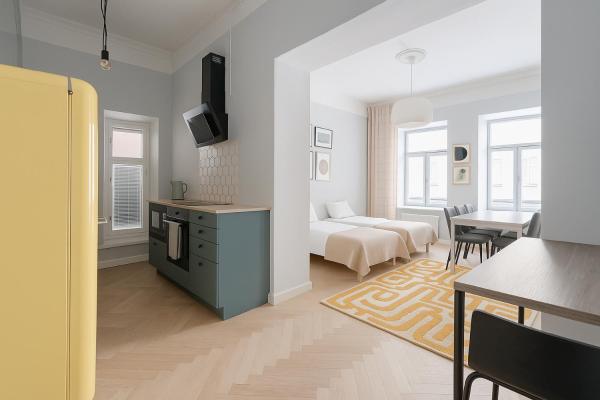 Spacious Flat In Historical Building In Central Area - Helsinki