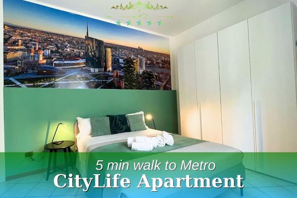 Elegant Citylife Apartment- Metro Access - Double Rooms - Monza