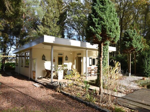 A Detached Bungalow With Outdoor Fireplace, Covered Terrace And Pond In A Forest Plot - Netherlands