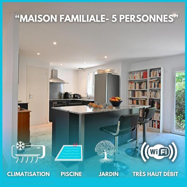 Villa *La Bibliothèque*piscine*climatisée - Bouc-Bel-Air