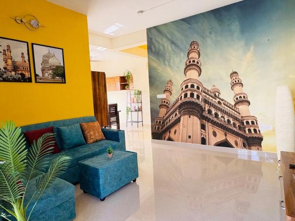 Yana 3bhk Apartment Wifi Ac Smart Tv Kitchen - Hyderabad