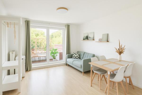 Zen Apartment - 2sz - 4 Betten - Küche - Terrasse - Bremen