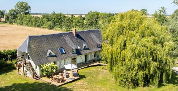Sublime Longère Le Garden, 10 Voyageurs, 2 Terrasses, Terrain De Basket - Haute-Normandie
