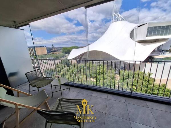 T2 Vue Pompidou Balcon, Sport & Centre Muse - Metz