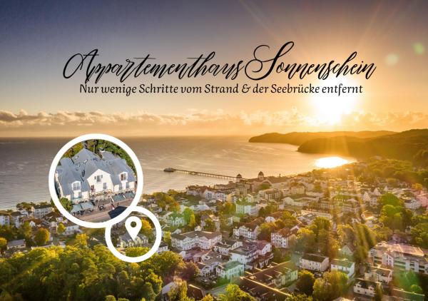 Appartementhaus Sonnenschein - 250m Zum Strand Im Zentrum Von Binz - Binz