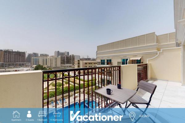 Vacationer Holiday Homes I Upgraded 1 Bed With Pool View L Arjan - Dubái