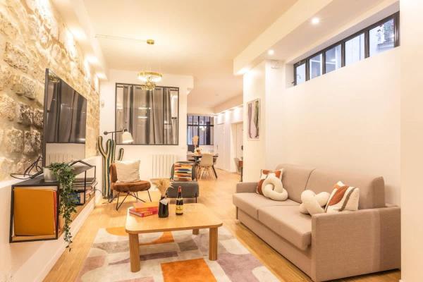 Family Duplex For 8 - Cinema Room - Paris