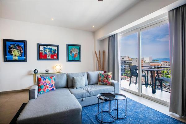 Top Floor 1br | 2 Pools & Gym | Romantic Zone - Puerto Vallarta