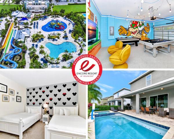 Charming Home With Themed Rooms, Game Room And Waterpark & Resort Access Near Disney At Encore Resorts Reunion - 300pn - St. Cloud, FL