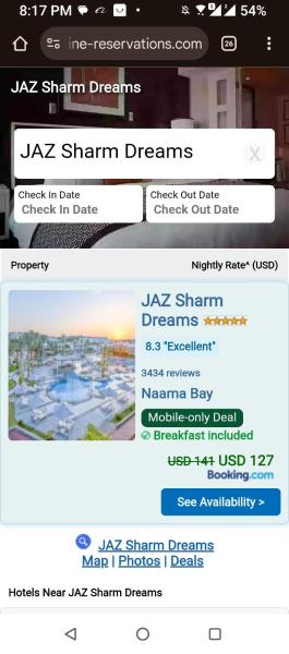 Jazz Sharm Dream Vication Clup - Sharm-el-Sheikh