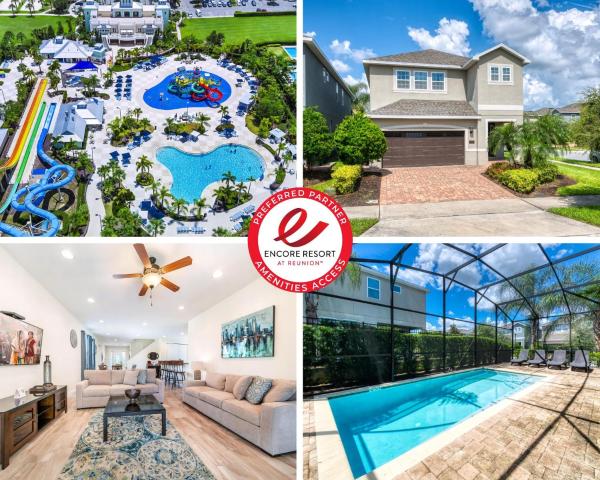 Elegant Home Near Disney With Private Pool And Waterpark & Resort Access At Encore Resorts Reunion - 430la - St. Cloud, FL