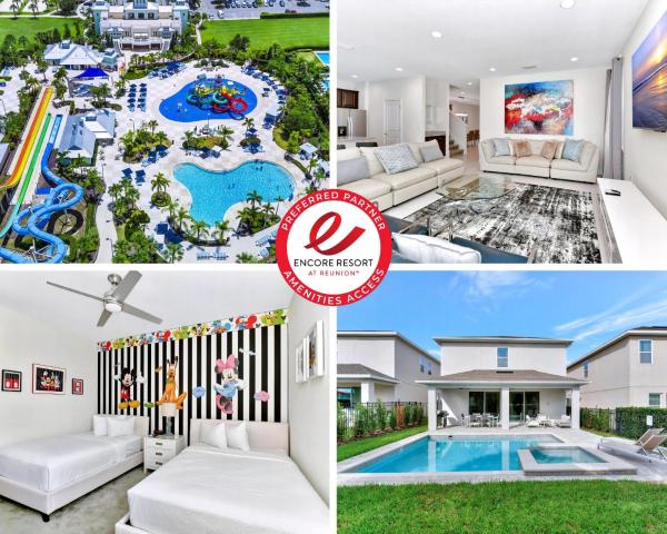 Cheerful Home Near Disney With Private Pool, Themed Rooms And Waterpark & Resort Access At Encore Resorts Reunion - 7394mr - St. Cloud, FL