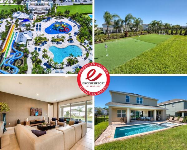 Chic Home With Mini Soccer Field, Golf Near Disney With Waterpark Resort Access At Encore Resort - 7715ff - Kissimmee