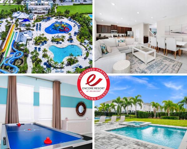 Spectacular Home Near Disney With Private Pool And Waterpark & Resort Access At Encore Resorts Reunion - 465sf - St. Cloud, FL