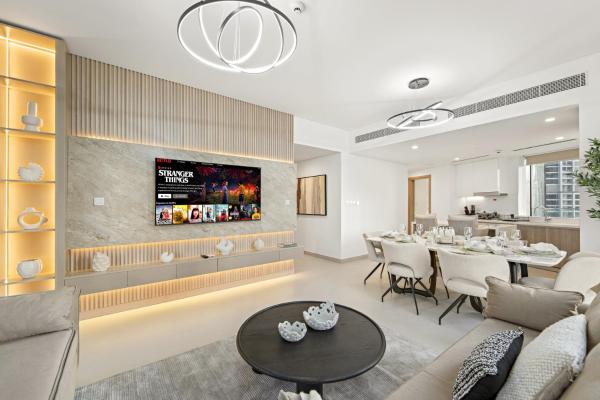 Luxe 2br With Marina Views L Gaming & Music Room - Dubai Marina