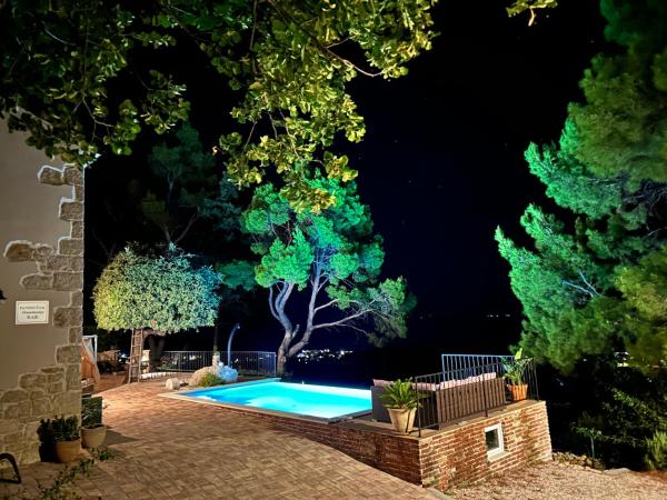 Holiday House Pantovčak, Secluded Stone House With Heated Pool And Unique View - Rab