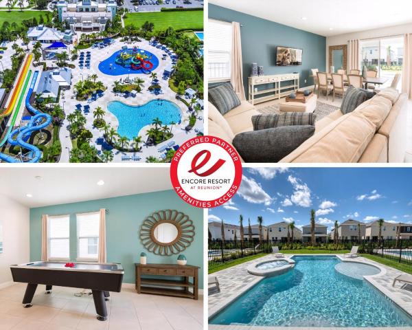 Fabulous Home With Private Pool, Air Hockey Table Near Disney With Waterpark & Resort Access At Encore Resort - 7704gr - St. Cloud