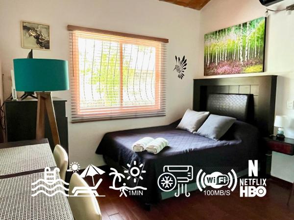 Cozy Studio With Pool - 90m From Beach - Quiet - La Peñita de Jaltemba