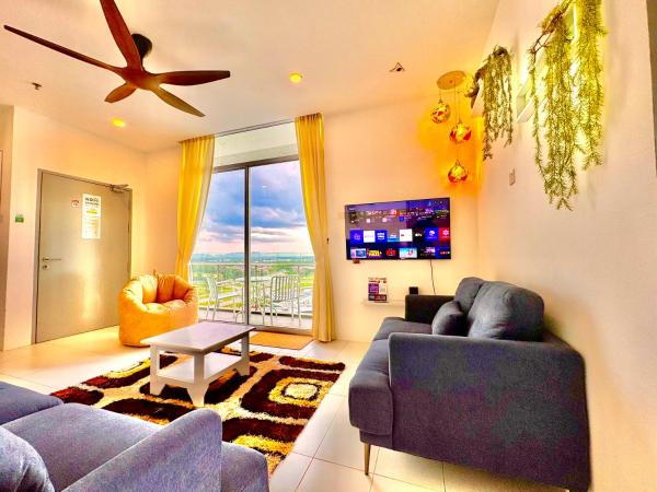 Tt3 Soho 2br High Flr Corner Balcony Unimas Samarahan - Kuching