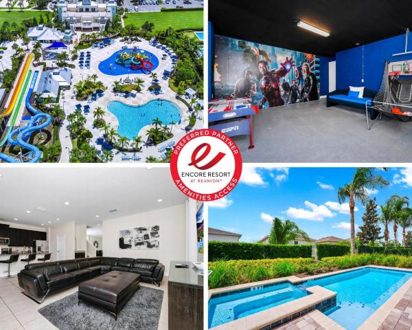 Charming Home Near Disney With Game Room And Waterpark & Resort Access At Encore Resorts Reunion - 7592mr - St. Cloud, FL