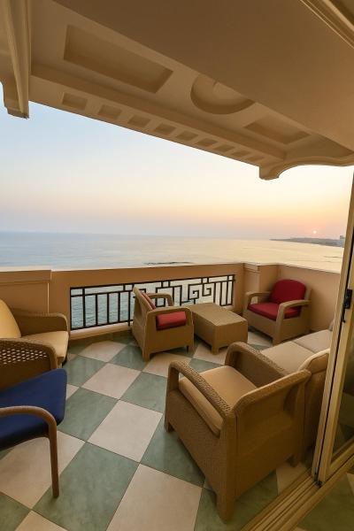 Sea View 3br High Floor Ac Wi-fi - Alexandria