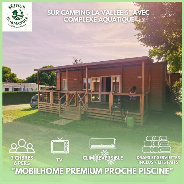 Houlgate - 045 - Mobilhome Premium 3 Chambres 6 Personnes Tout Confort Camping 5 éToiles - Villers-sur-Mer