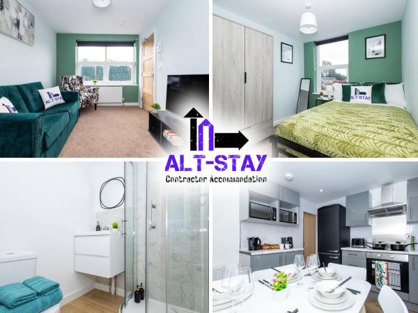 Alt-stay Lofthouse, Wakefield M1 & M62 - Contractors - 4x En-suite - Fast Fibre Wi-fi - Long Stays - Wakefield