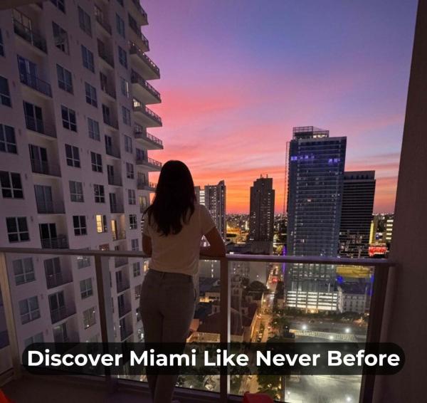 Sky-high Oasis Heated Pool & Gym Miami Skyline Vista - South Beach, FL