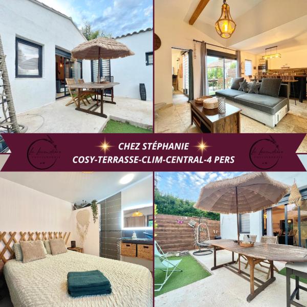 Chez Stéphanie - Cosy, Clim, Terrasse, Stationnement, 4 Personnes - Martigues