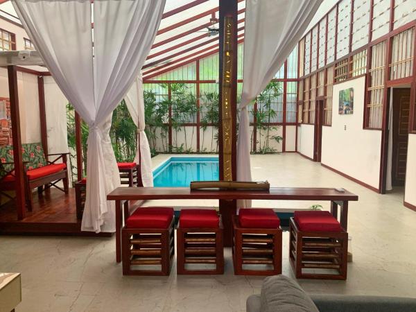 Uva Blue Villas - Pool House - Ac, 3 Bedrooms, 7 Guests, Indoor Pool With Spill - Punta Uva