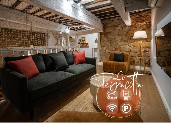 Le Terracotta - Grand Triplex Climatisé, Calme - Castres