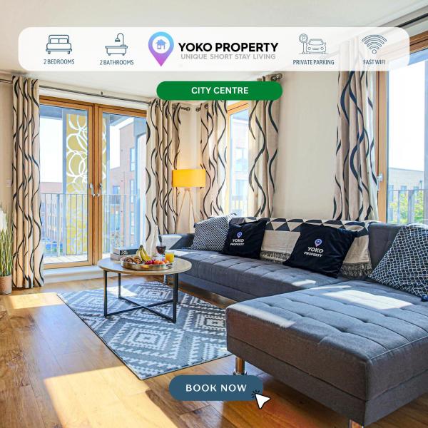 Charming Apartment - City Centre - Free Parking, Self-check-in, Balcony And Smart Tv With Sky Tv And Netflix By Yoko Property - Milton Keynes