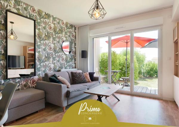 Le Retz De Jardin - Appartement Calme Avec Parking - Couëron