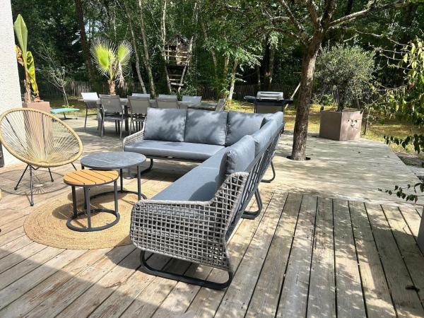 Villa Haut De Gamme 11 Personnes Jacuzzi Privé - Étang de Lacanau