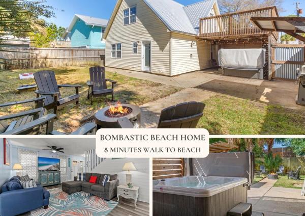 Bombastic Beach Home, Hot Tub, 8min Walk To Beach - Panama City Beach, FL