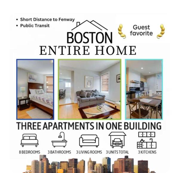 New! Boston Entire House Near Mbta, 3 Mi To Fenway! - マサチューセッツ州