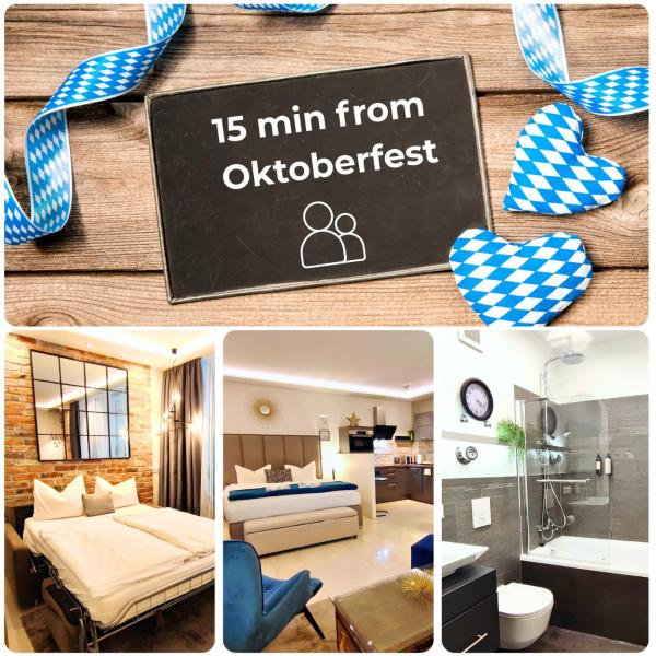 Homely Stay Studio P1 - Elegant Self-check-in Studio-apartment In Munich With Kitchen And Washing Machine - Ismaning
