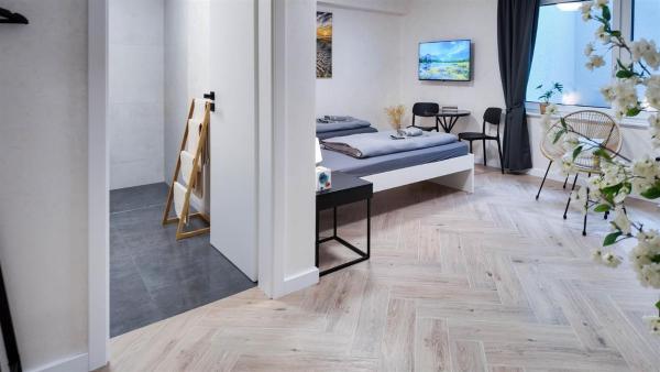 Alfa Stuttgart Mikroapartment 2 Betten Küche Bad L Smarttv Wifi L Porsche & Bosch L 2 Beds Kitchen Bath Bs21a2 - Stuttgart