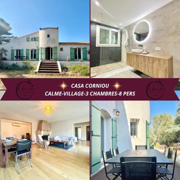 Casa Corniou - Calme, Village Provençal, 3 Chambres, 2 Sdb, 8 Personnes - Eyguières