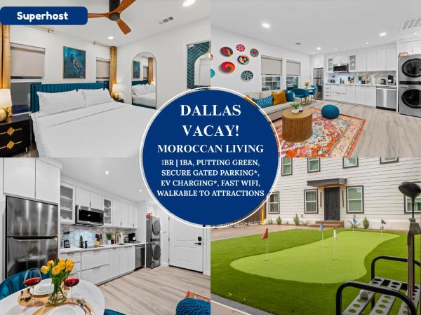 Moroccan-inspired 1-br Getaway Near Reunion Tower - Dallas, TX