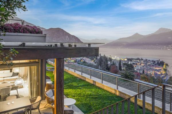Luxury Penthouse Lake View Pool Terrasse Sauna - Bellano