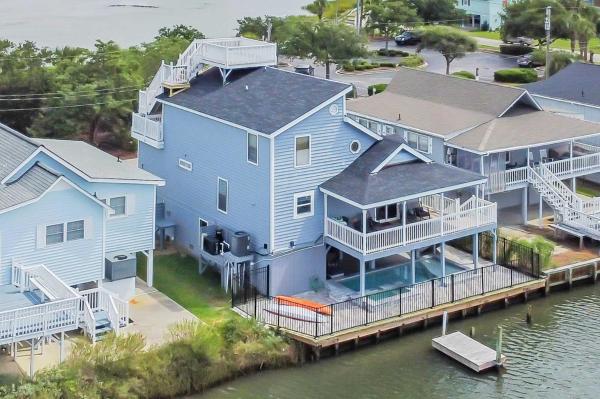 Captain's Cove - Pool Rooftop And Inlet Views - Sunset Beach, NC