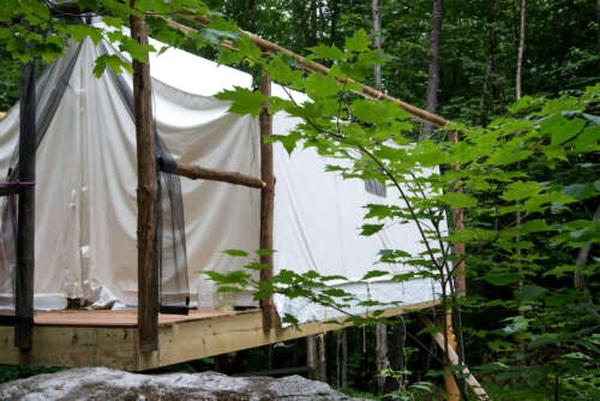 Treehouse-style Tent Rental In The White Mountain National Forest Of New Hampshire - New Hampshire (State)