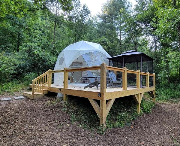 Geodome On Creek, Great Getaway, Wifi & Hot Shower Near Boone, Nc - Caroline du Nord