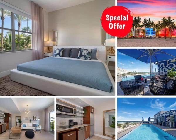 Ocean Dr 1br Apt With Rooftop Pool 93 Walk Score - Miami Beach