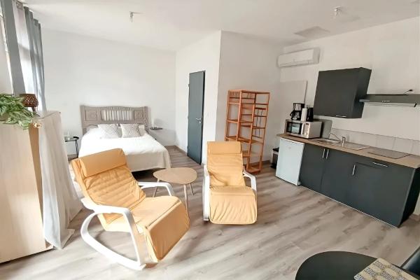 Large Studio Avec Terrasse - Amélie-les-Bains-Palalda